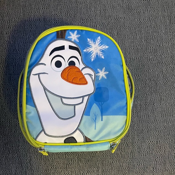 Frozen | Other | Disney Frozen Olaf Kids Lunch Bag Blue And Yellow ...